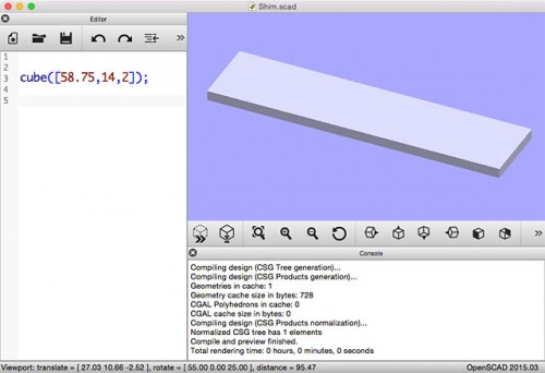 3D Printed Shim – RasterWeb!