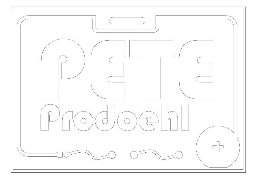 PCB Name Tag – RasterWeb!