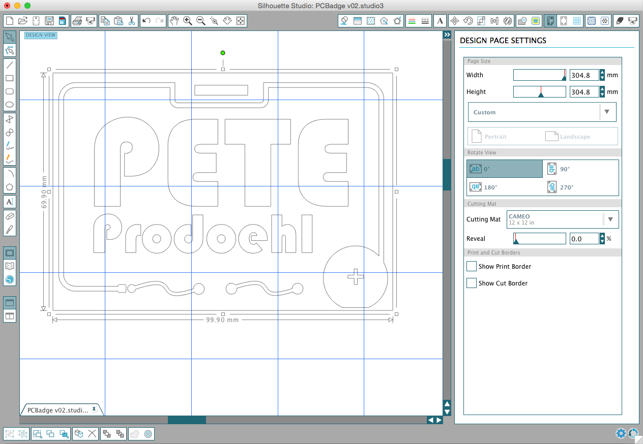 PCB Name Tag – RasterWeb!
