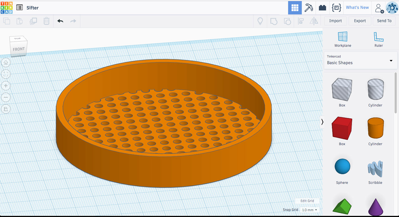 3D Printing a Sifter – RasterWeb!