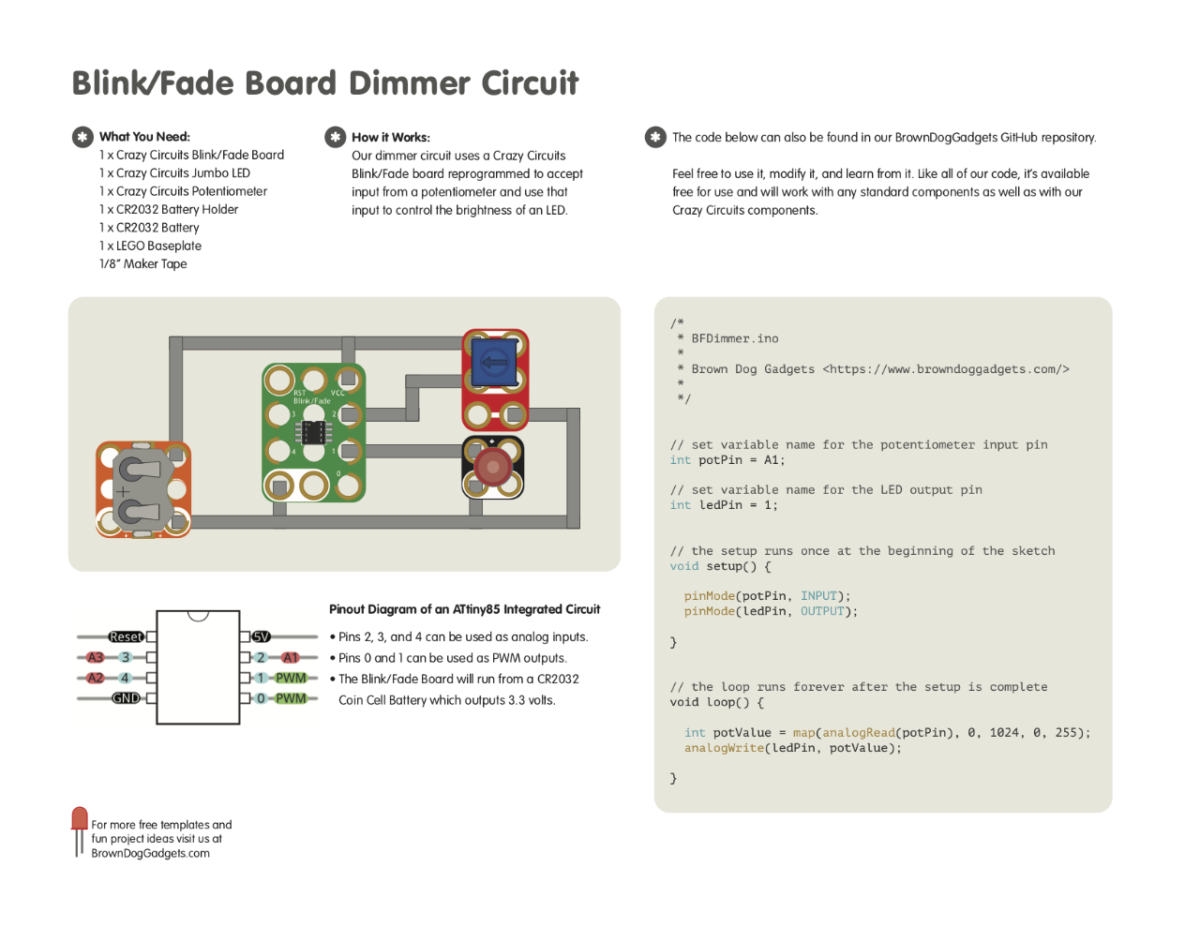 Reprogramming an ATtiny85 Blink/Fade Board – RasterWeb!