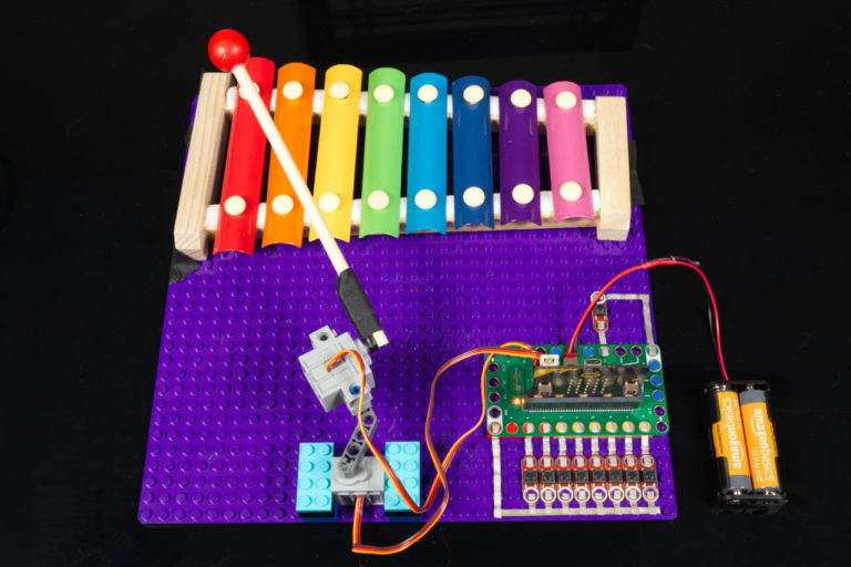 micro:bit Powered Xylophone – RasterWeb!