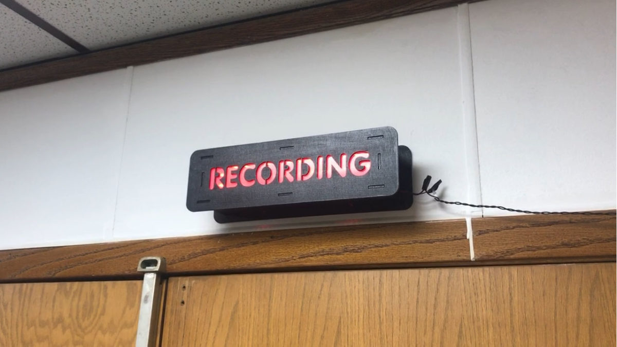Recording Sign – RasterWeb!