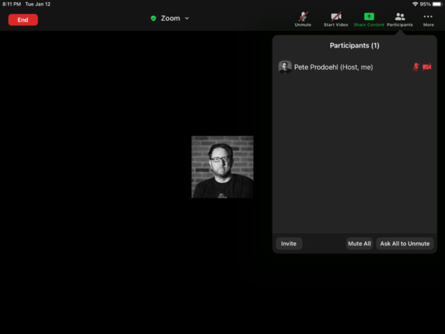 Zoom iPad Keypad Control – RasterWeb!