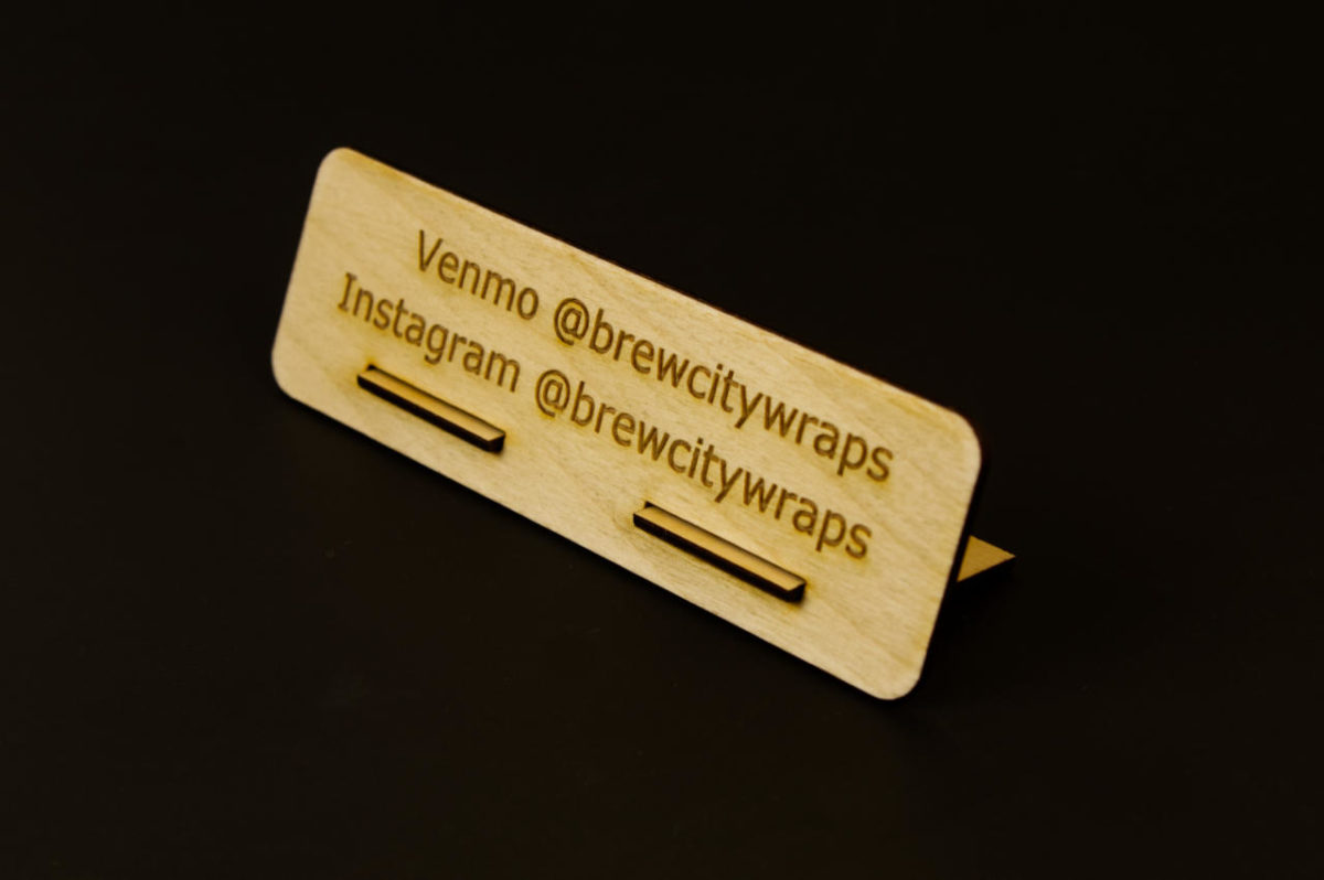 Fast Laser Cut Sign – RasterWeb!