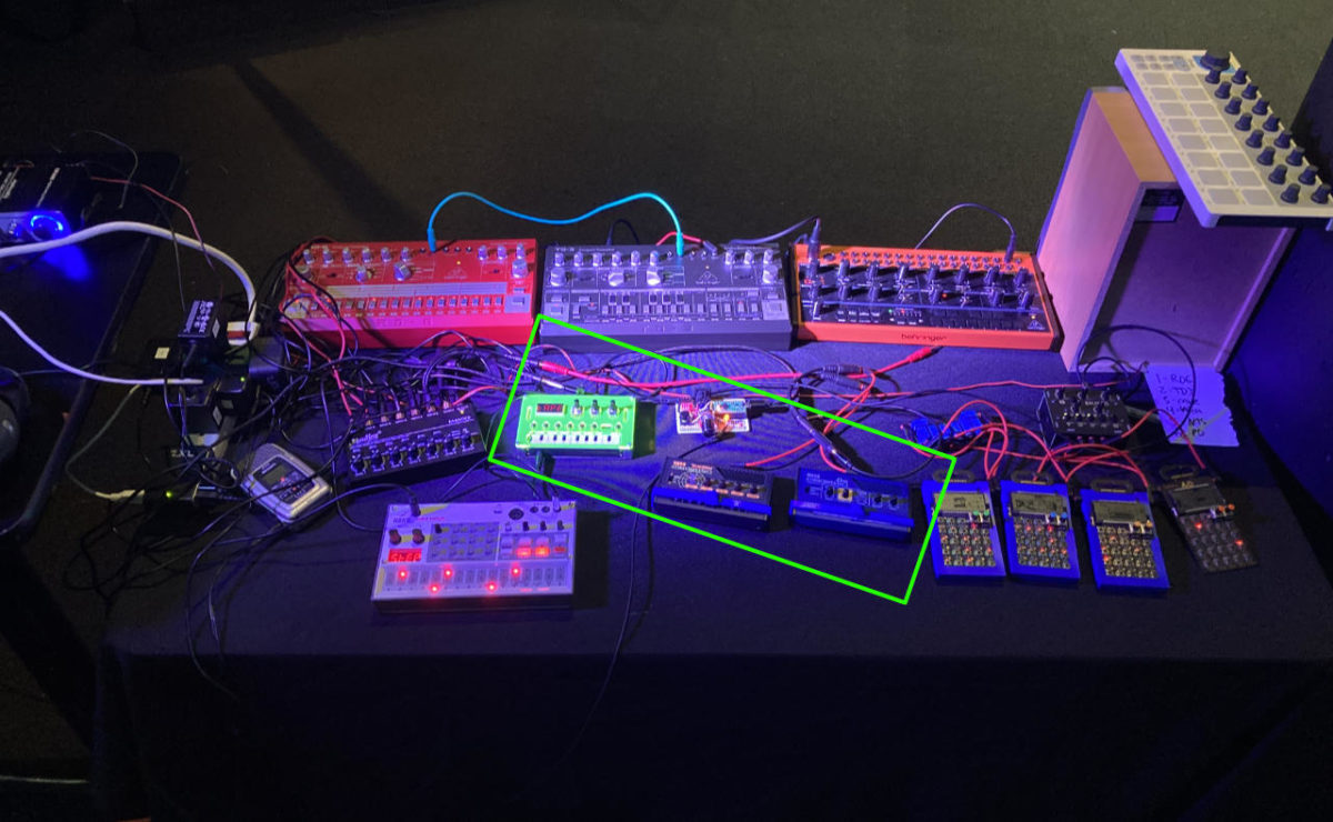 Synth Setup for Maker Faire Milwaukee 2022 – RasterWeb!