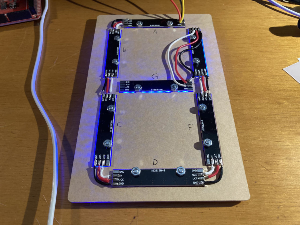 NeoPixel 7 Segment Display (Part I) – RasterWeb!