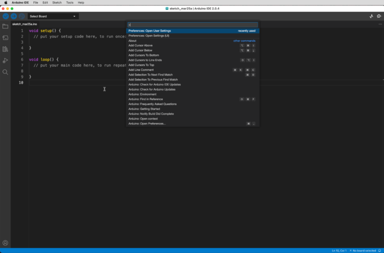 Advanced Preferences & Settings in Arduino IDE 2 – RasterWeb!