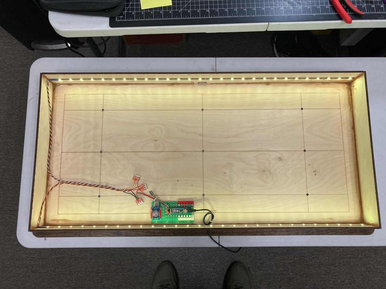 Large Laser Cut NeoPixel Sign – RasterWeb!
