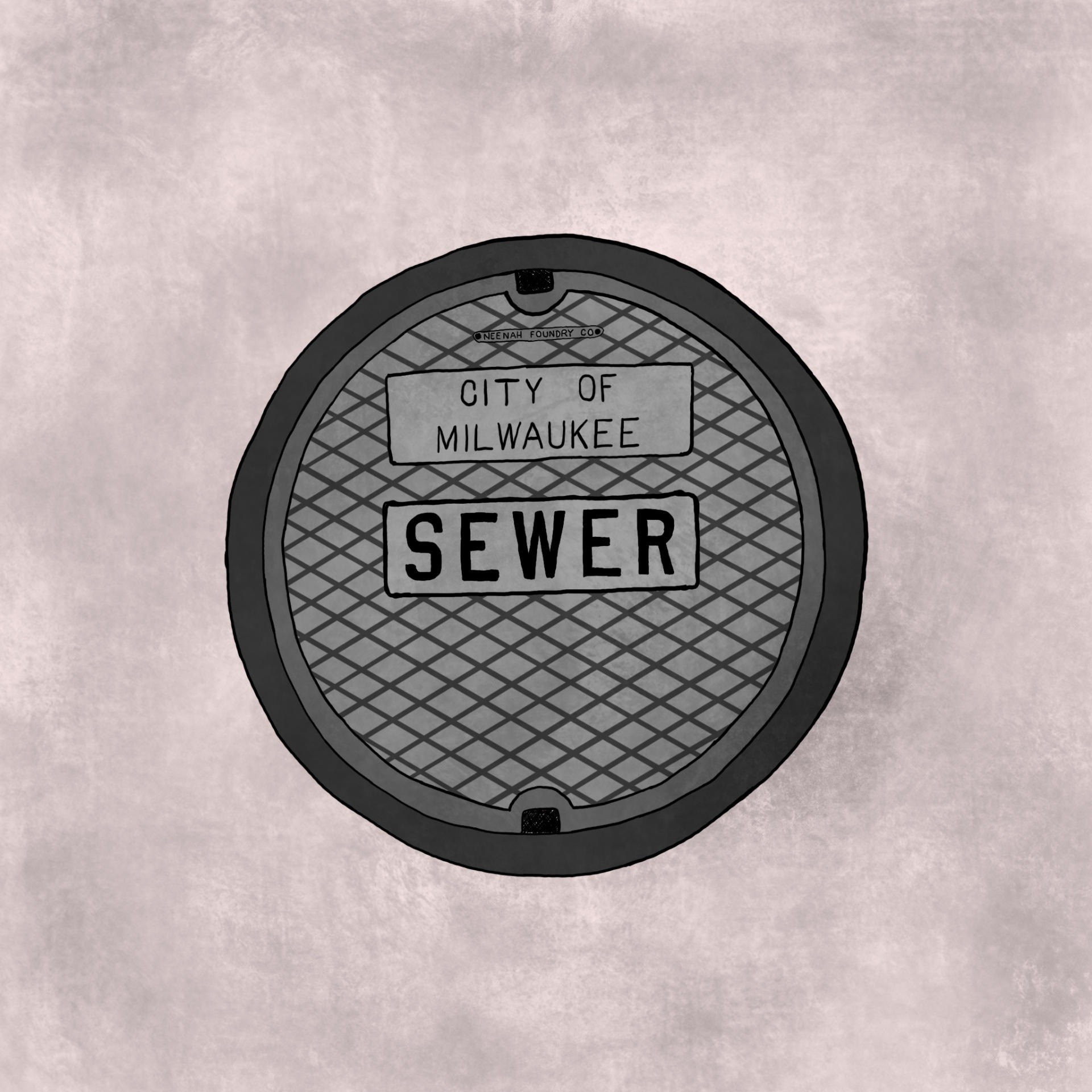 Sewer Cover Sketch – RasterWeb!