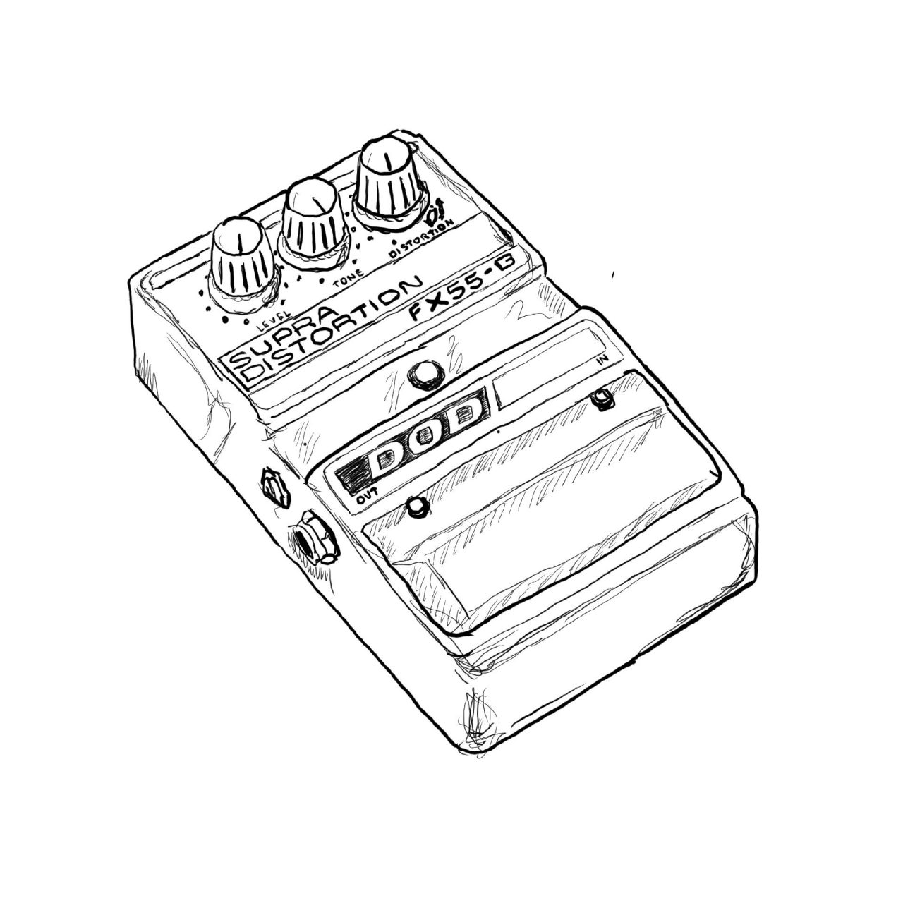 DOD FX55-B Supra Distortion Sketch – RasterWeb!